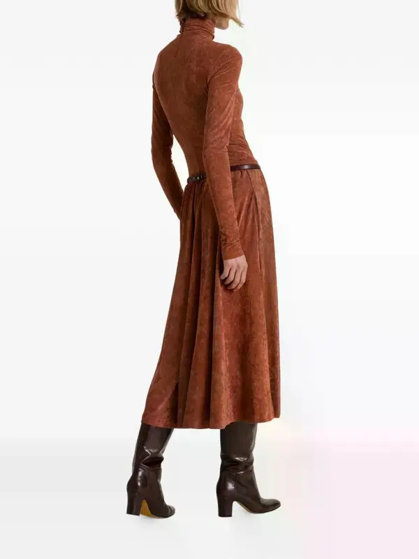 Alberta Ferretti Long-sleeved Roll Neck Top