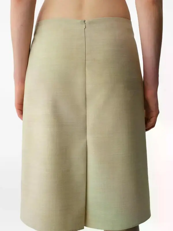 Calvin Klein Skirt With Rear Slit - Neutrals