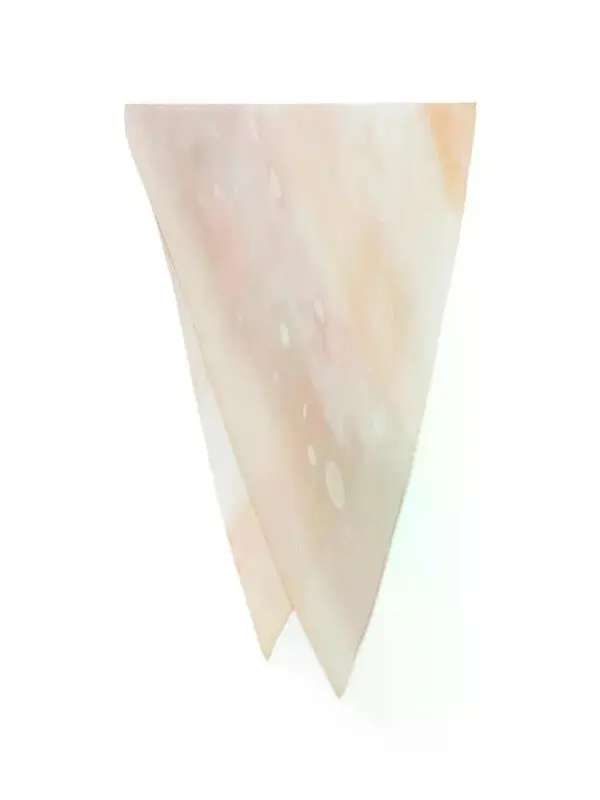Issey Miyake Pleated Abstract-print Scarf