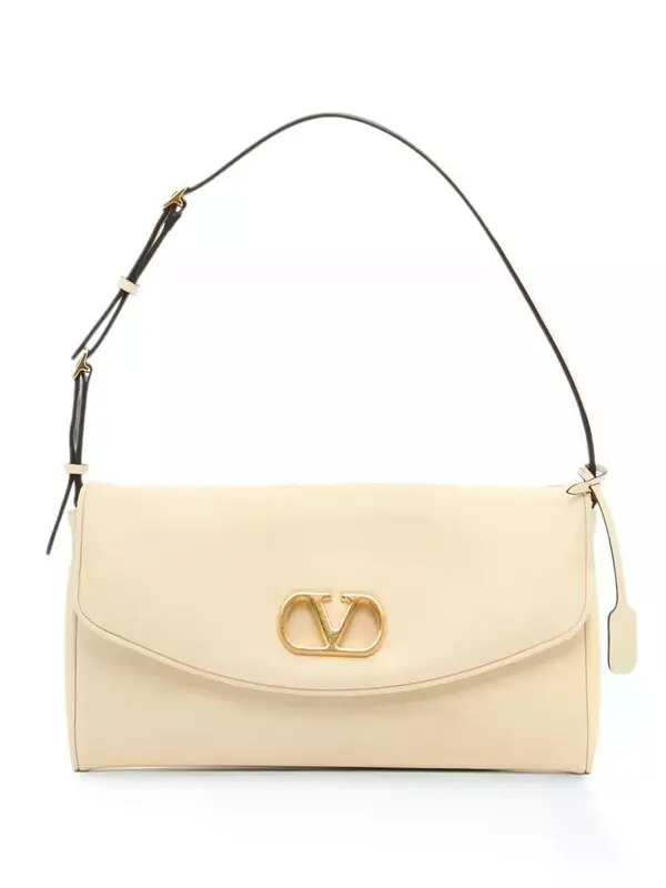 Valentino Garavani De Vain Small Nappa Shoulder Bag - Neutrals