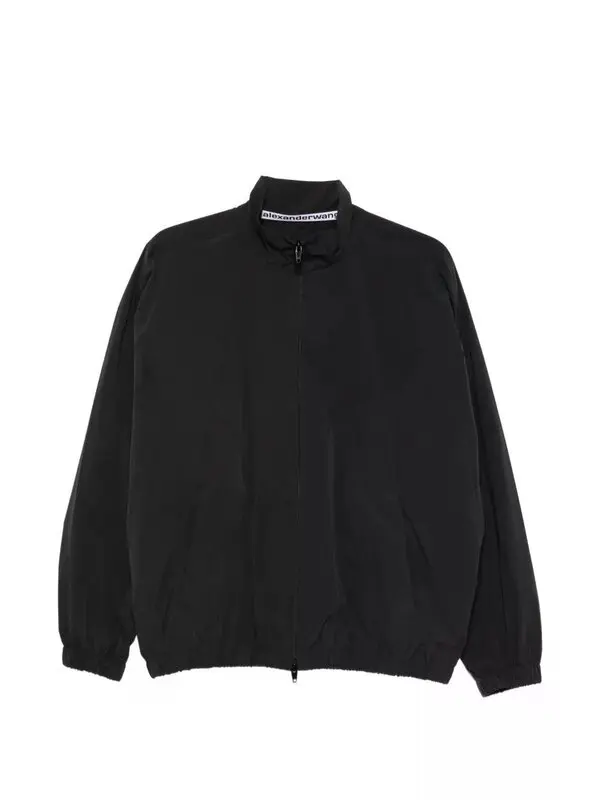 Alexander Wang Logo Perforated Zip-up Jacket