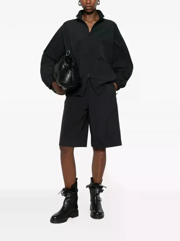 Alexander Wang Logo Perforated Zip-up Jacket