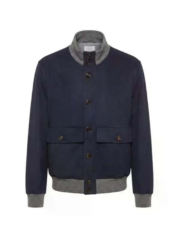 Brunello Cucinelli Contrast-trim Jacket