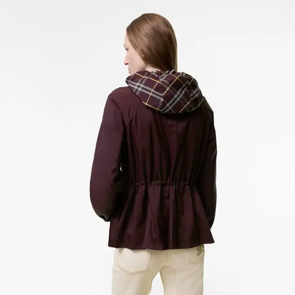 Burberry Reversible Check Nylon Hooded Jacket