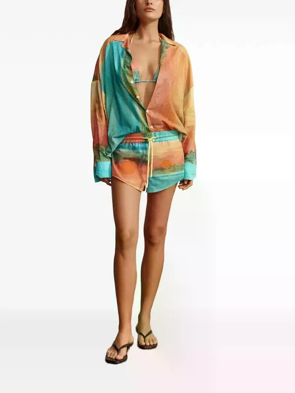 DONDE ESTEBAN Formentera Cotton-voile Shirt