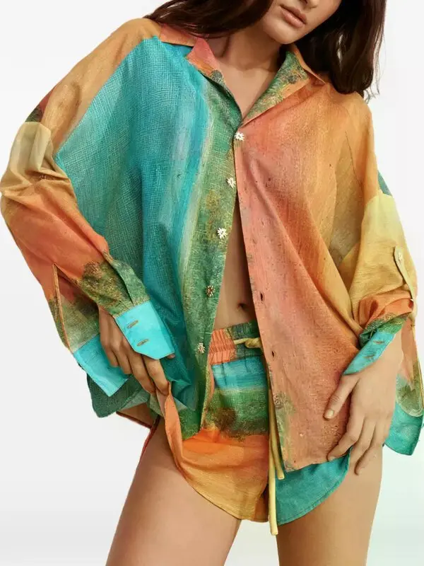 DONDE ESTEBAN Formentera Cotton-voile Shirt