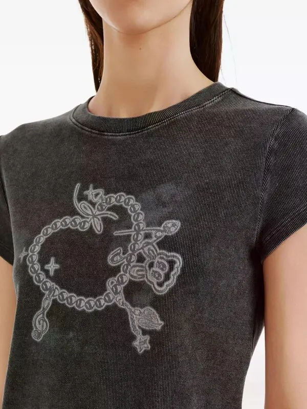 MINI CREAM Graphic Print T-shirt
