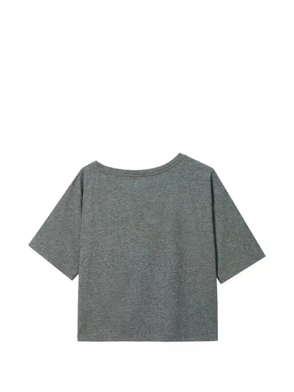 B+AB Bow Print Lace-up T-shirt