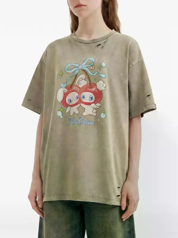 MINI CREAM Graphic Print T-shirt