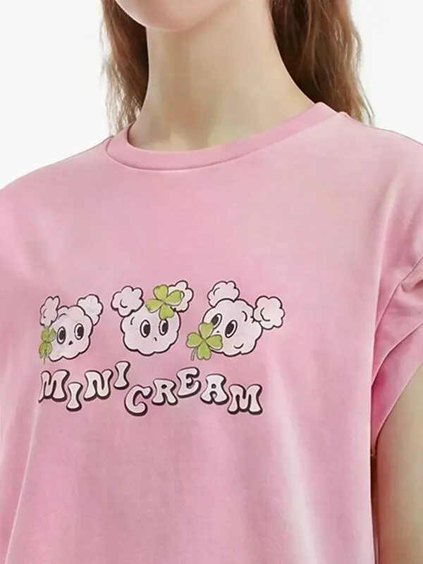 MINI CREAM Graphic Print T-shirt