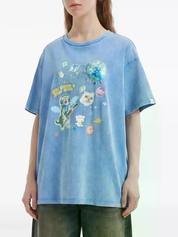 MINI CREAM Graphic Print T-shirt