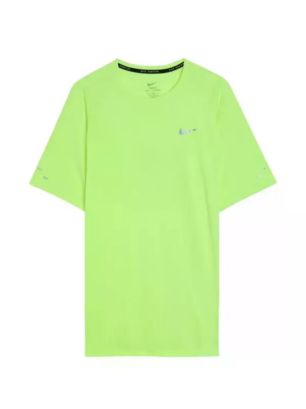 Nike Reflective-detail Swoosh T-shirt - Green