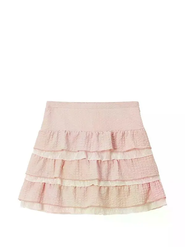 B+AB Ruffled A-line Mini Skirt
