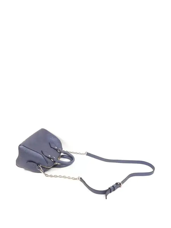 LOUIS VUITTON Speedy Bandoulière 20 Monogram Empreinte Tote Bag - Blue