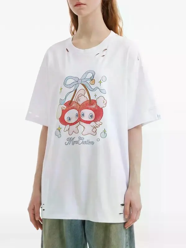 MINI CREAM Graphic Print T-shirt