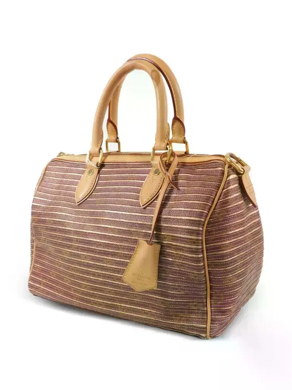 LOUIS VUITTON Monogram Eden Speedy Bandoulière Tote Bag - Purple