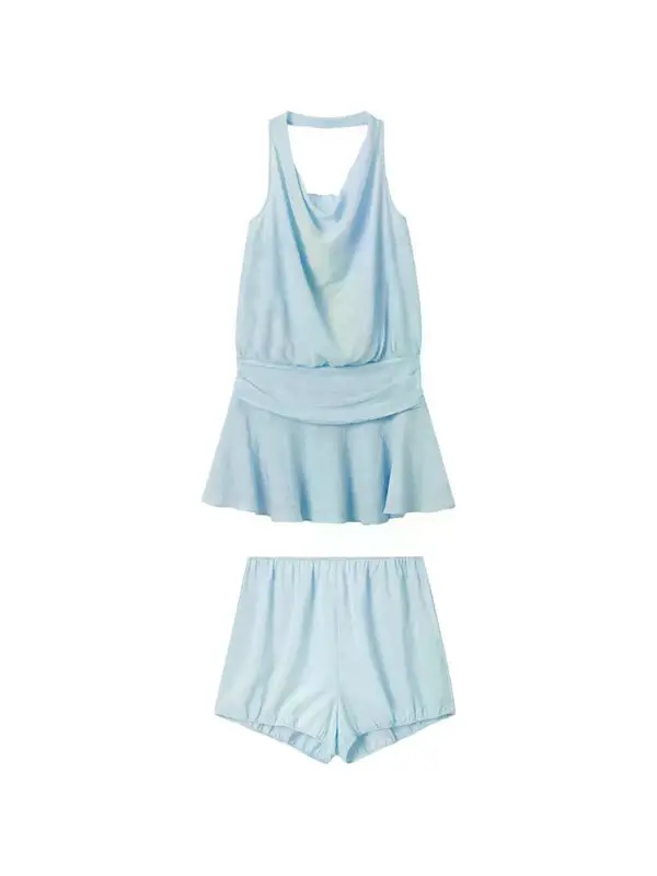 B+AB Cowl-neck Shorts Set