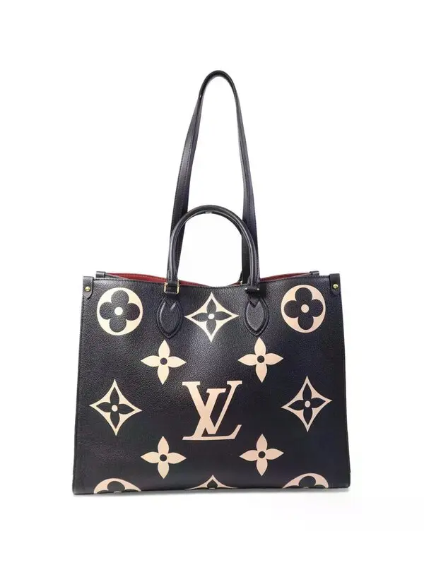 LOUIS VUITTON Gm On The Go Monogram Empreinte Tote Bag
