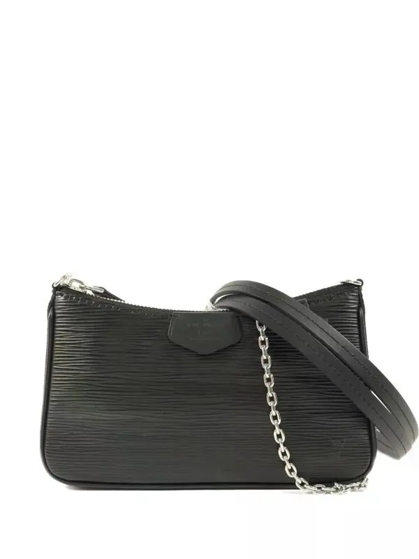 LOUIS VUITTON Epi Easy Pouch Shoulder Bag - Black