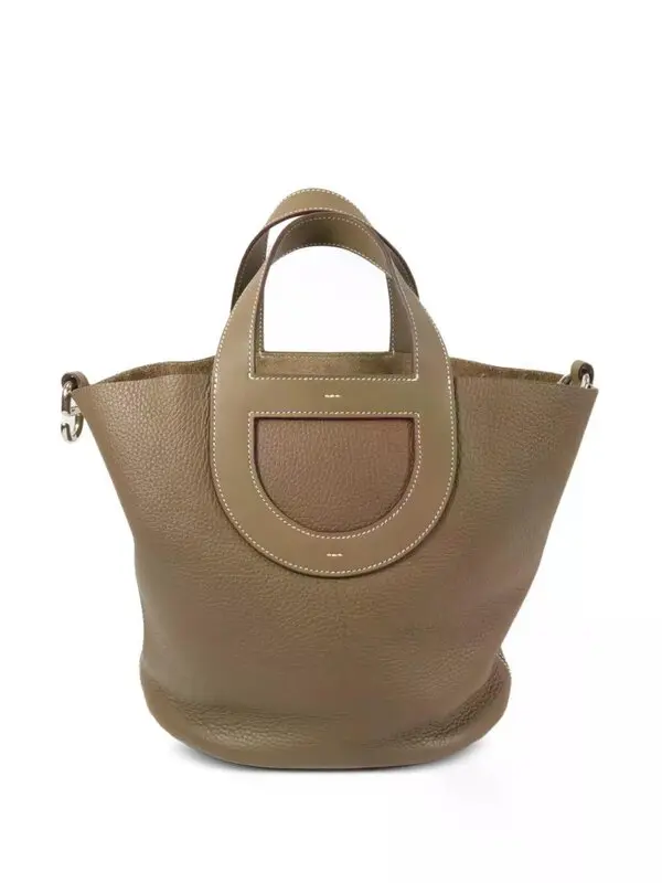 Hermès In The Loop 23 Clemence Leather Tote Bag - Neutrals