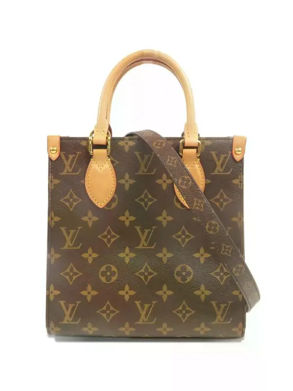 LOUIS VUITTON Bb Sac Plat Monogram Canvas Tote Bag