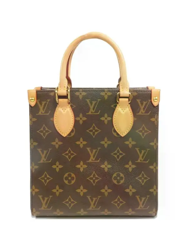 LOUIS VUITTON Bb Sac Plat Monogram Canvas Tote Bag