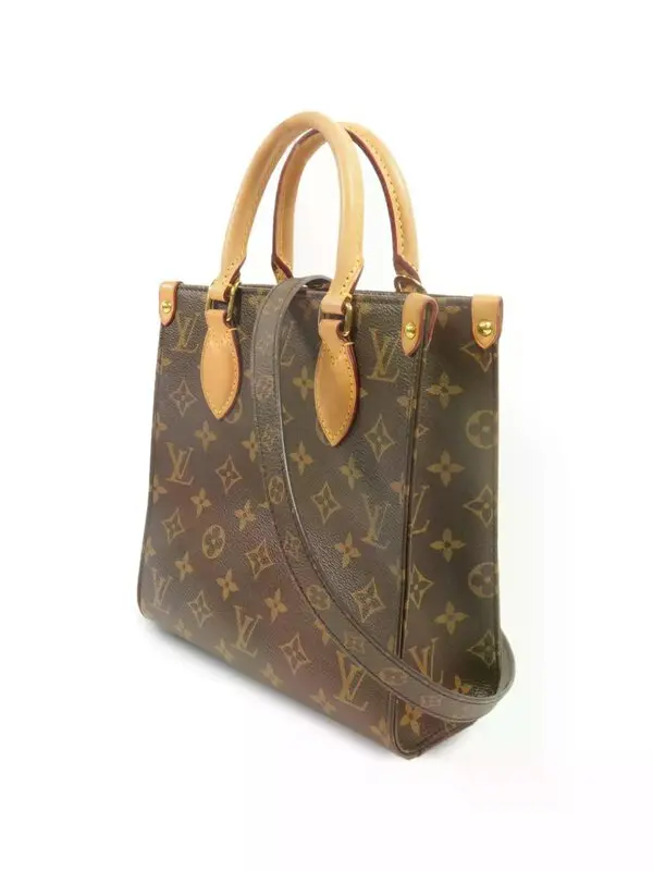 LOUIS VUITTON Bb Sac Plat Monogram Canvas Tote Bag