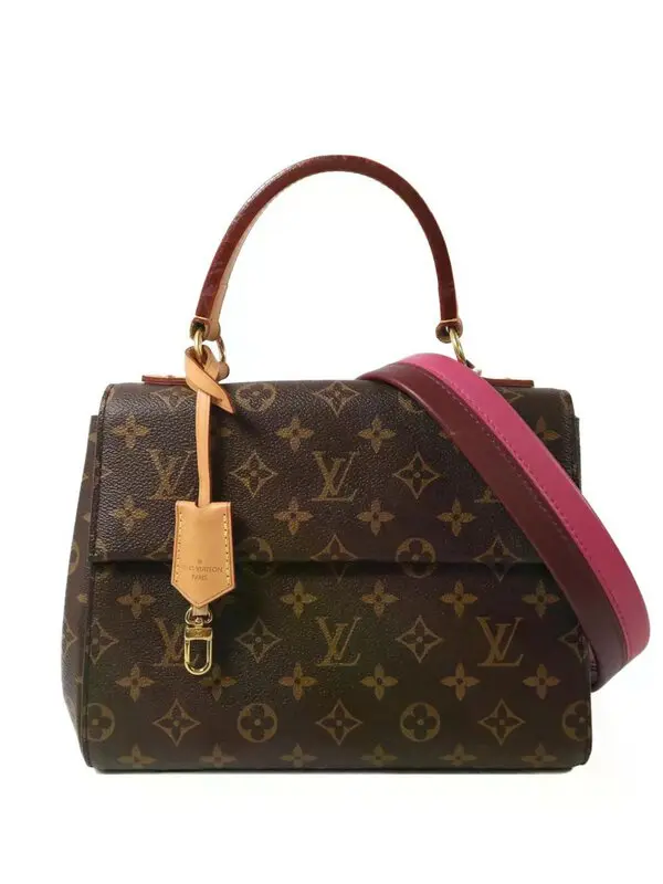 LOUIS VUITTON Monogram Cluny Bb Tote Bag - Brown