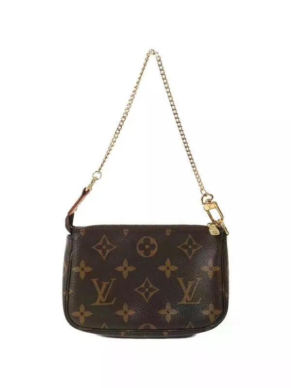 LOUIS VUITTON Mini Pochette Monogram Canvas Shoulder Bag
