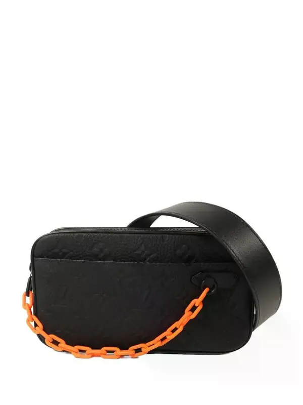 LOUIS VUITTON Volga Uniform Calfskin Belt Bag - Black