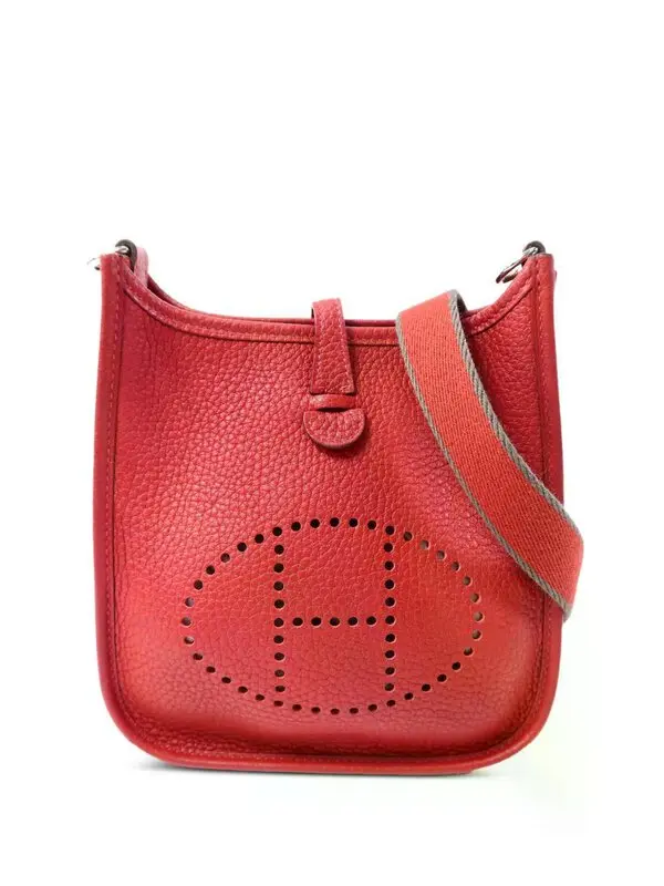 Hermès Evelyne Tpm Calfskin Shoulder Bag - Red