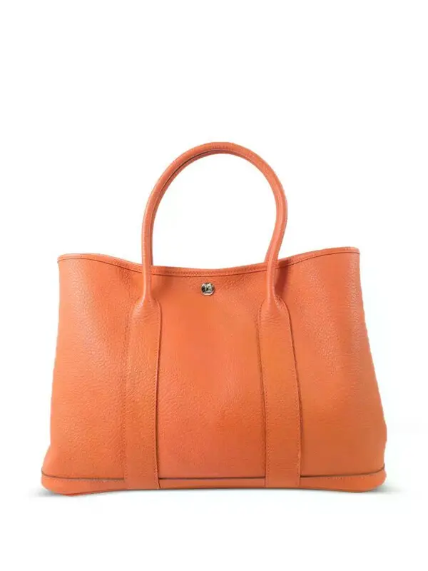 Hermès Garden Party Leather Tote Bag - Orange