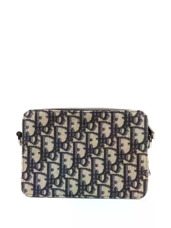 Dior Oblique Canvas Zipped Shoulder Bag