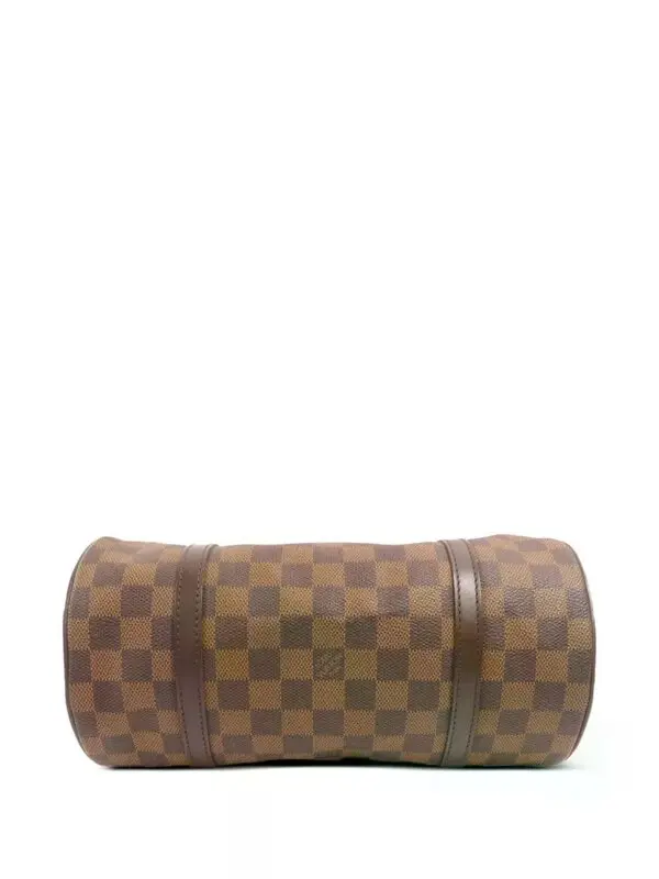 LOUIS VUITTON Damier Ebene Papillon Handbag - Brown