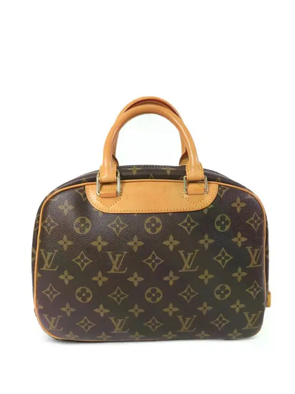 LOUIS VUITTON Monogram Trouville Tote Bag - Brown