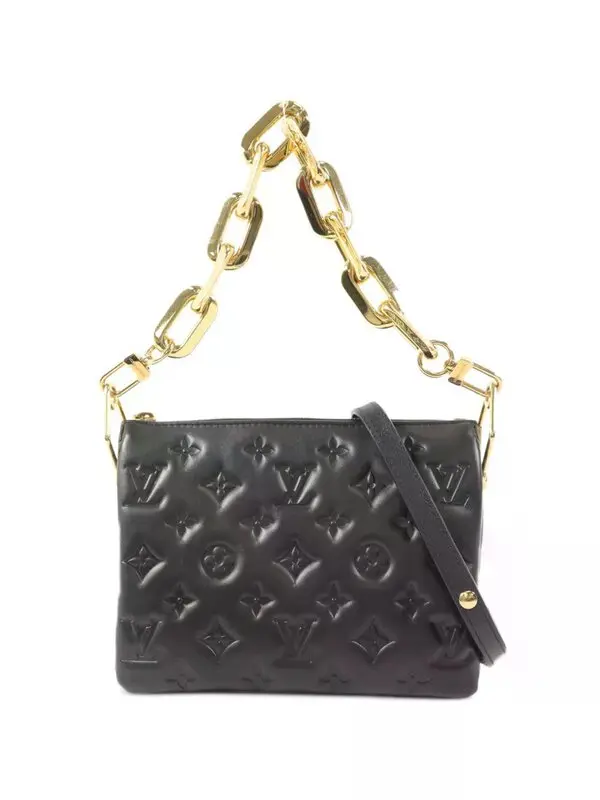 LOUIS VUITTON Coussin Bb Monogram Embossed Shoulder Bag