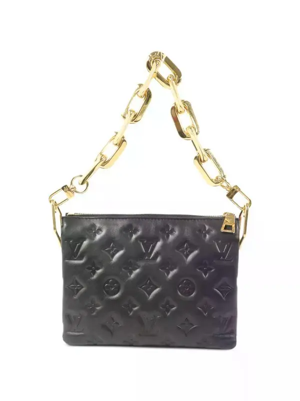 LOUIS VUITTON Coussin Bb Monogram Embossed Shoulder Bag