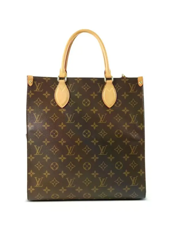 LOUIS VUITTON Monogram Sac Plat Pm Tote Bag