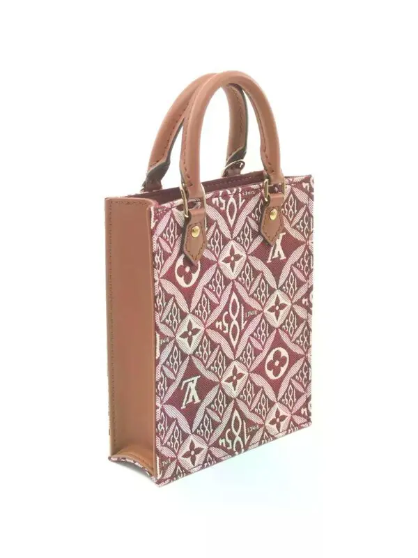 LOUIS VUITTON Petit Sac Plat Monogram Jacquard Tote Bag