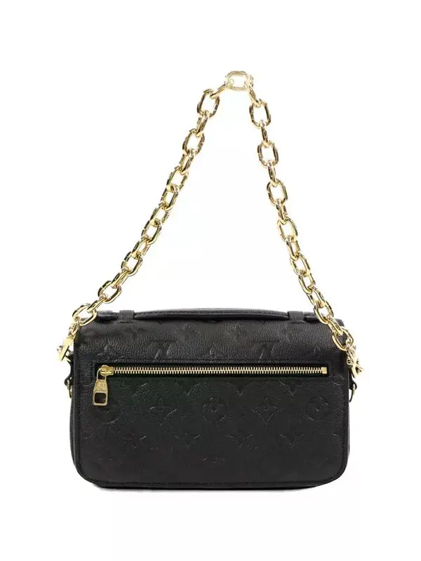 LOUIS VUITTON Pochette Metis East West Shoulder Bag - Black