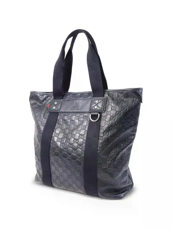 Gucci Gg Supreme Leather Tote Bag