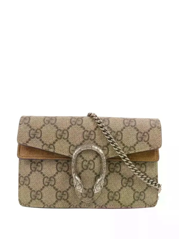 Gucci Dionysus Gg Supreme Shoulder Bag - Neutrals