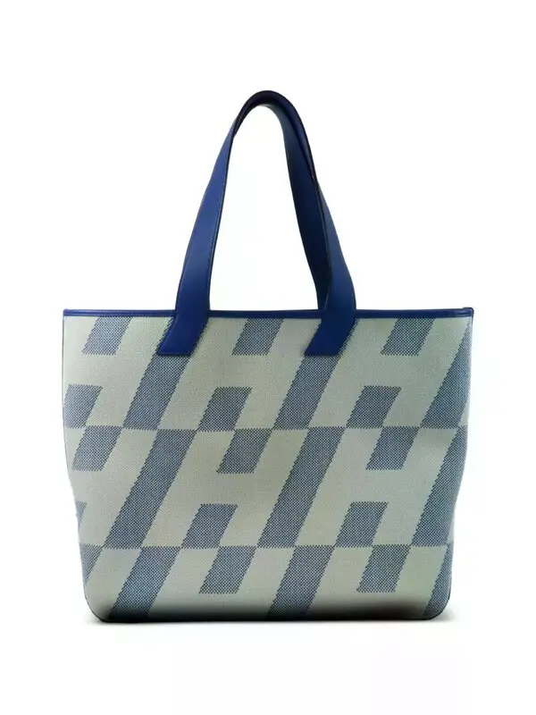 Hermès Cabas H En Biais Tote Bag - Neutrals