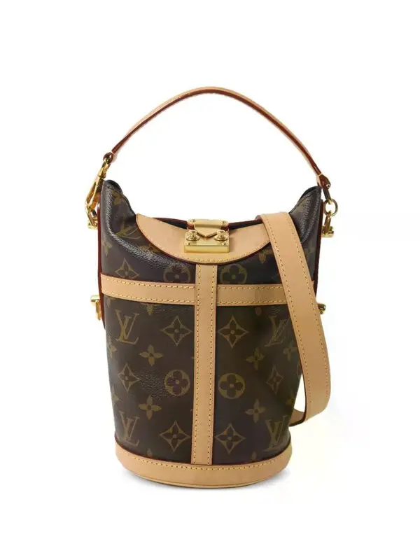LOUIS VUITTON Monogram Duffle Shoulder Bag - Brown