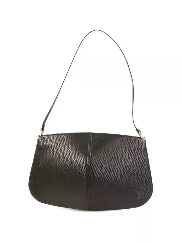 LOUIS VUITTON Pochette Demi Lune Shoulder Bag - Black