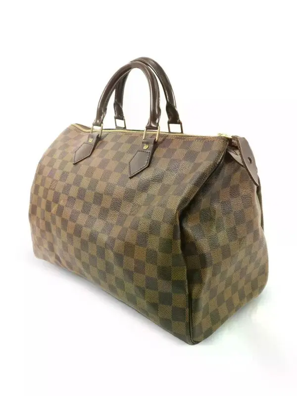 LOUIS VUITTON Damier Ebene Speedy 35 Handbag