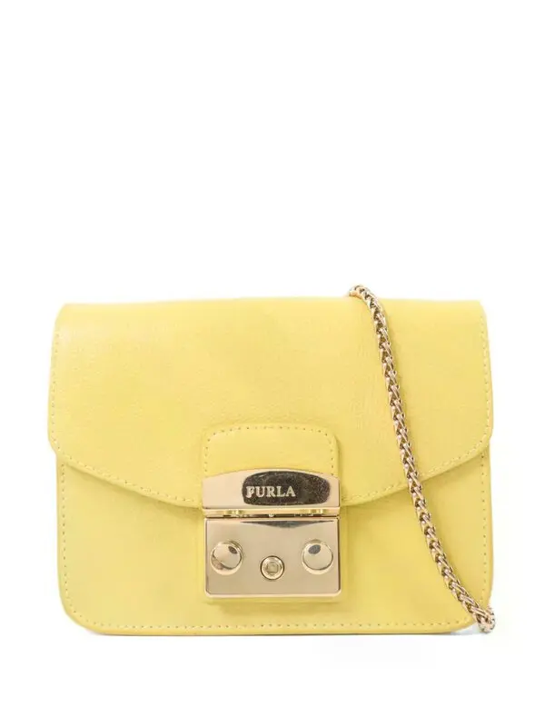 Furla Chain-link Crossbody Bag - Yellow