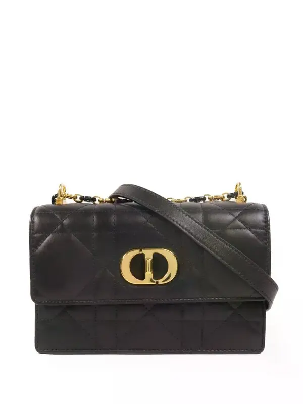 Dior Mini Miss Caro Lambskin Crossbody Bag - Black