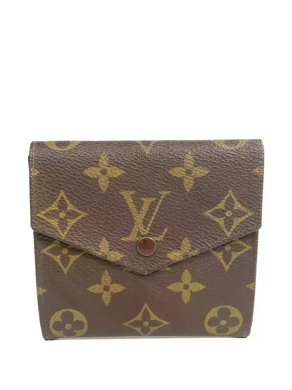 LOUIS VUITTON Monogram Porte Monnaie Carte Credit Wallet - Brown