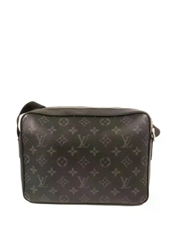 LOUIS VUITTON Monogram Eclipse Taiga Leather Messenger Bag